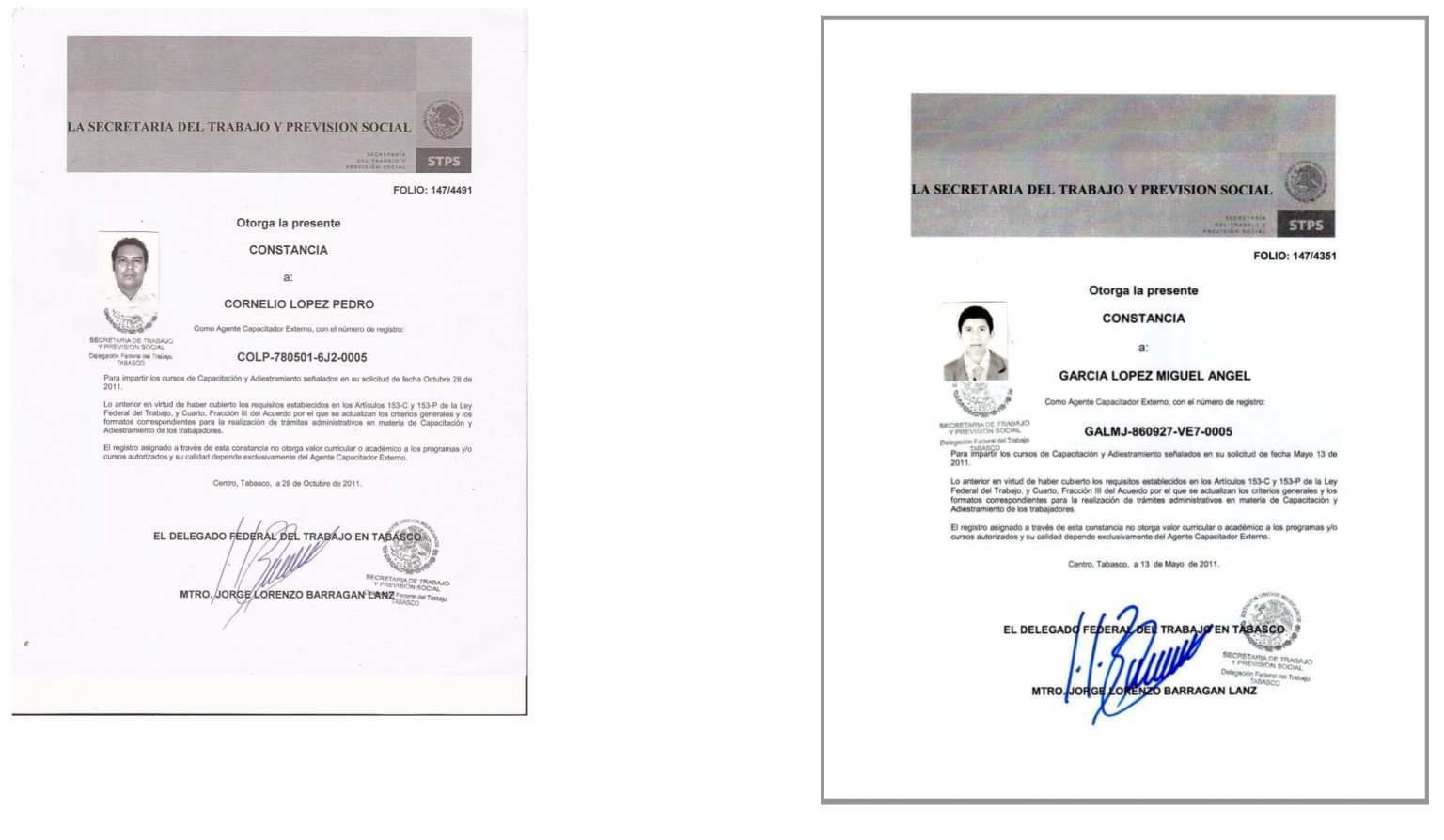 Consultar Registro STPS – DC3ENLINEA